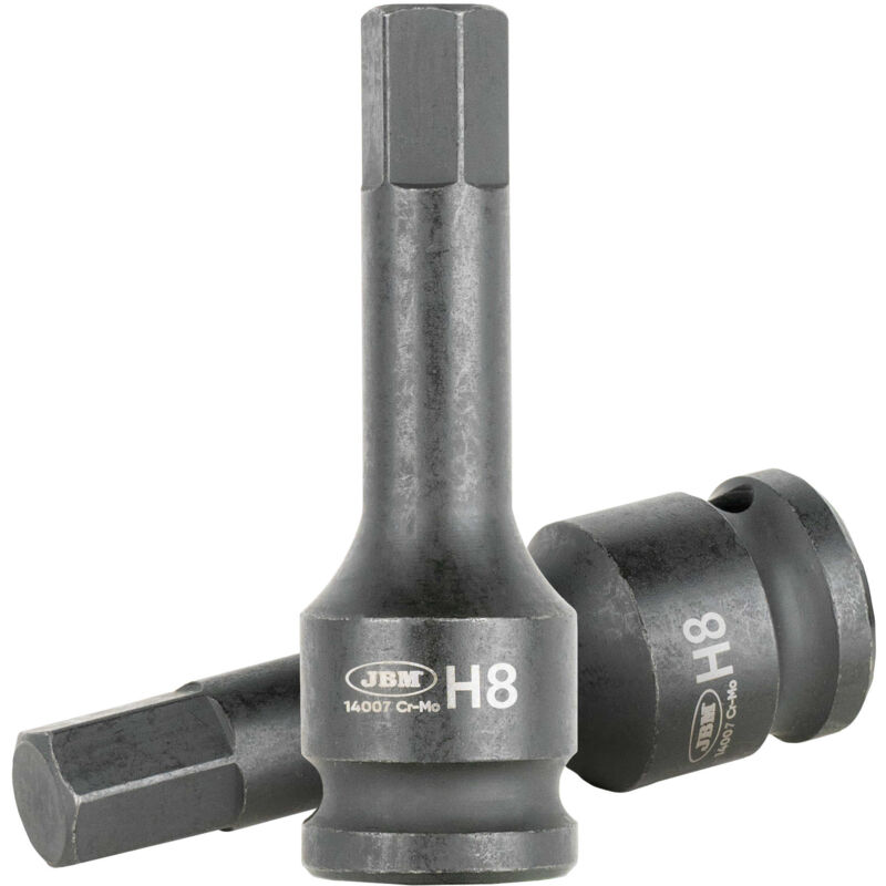 PUNTA DE IMPACTO HEXAGONAL DE ½" 8mm. JBM14007