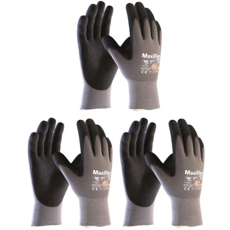 3 pares de guantes de trabajo ATG MaxiFlex® Ultimate™ con AD-APT® 42 ...