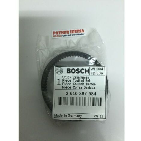 2610387984 Toothed Belt - Correa for PBS 7A, PBS 7AE : Genuine BOSCH
