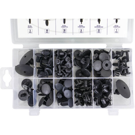 ESTUCHE DE CLIPS RENAULT DACIA 109 PIEZAS PARA TAPICERÍA JBM53712