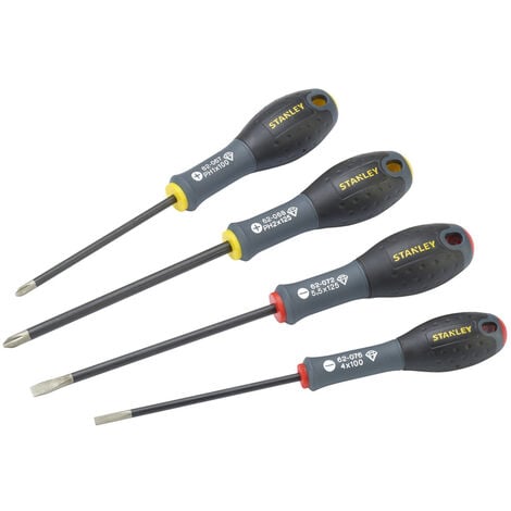 STANLEY FMHT0-62060 Juego de 4 destornilladores FatMax® Philips y Planas con punta de diamante