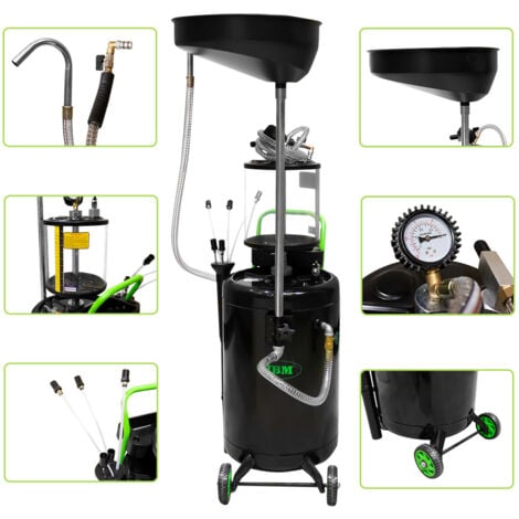 RECOGEDOR DE ACEITE 90L CON SISTEMA DE ASPIRACIÓN JBM53874