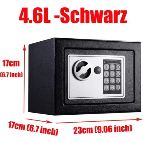 SECURE DIGITAL STEEL SAFE ELECTRONIC HIGH SECURITY HOME OFFICE MONEY ...