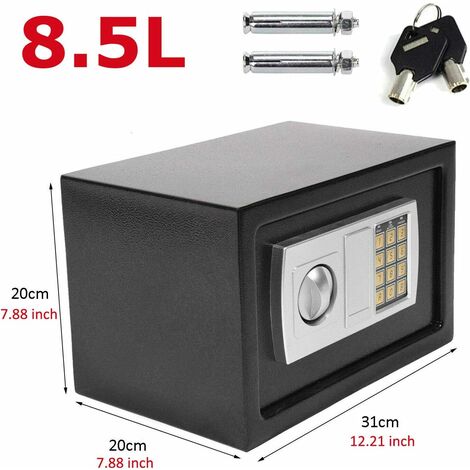 Digital Steel Safe Security Electronic Waterproof Key Box Cash Money ...