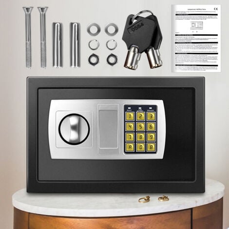 8.5L Electronic Digital Steel Safe Security Box Lock Fireproof Home ...