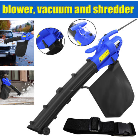 4000W Leaf Blower Electric Garden Vacuum Hoover Van Mulcher Shredder 3 ...