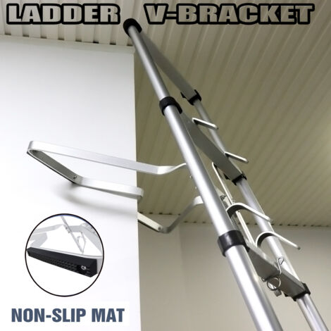 HEAVY DUTY Ladder Stand Off - V shape - Corner Ladder Stay UK stock