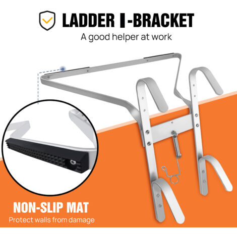HEAVY DUTY Ladder Stand Off - I shape - Corner Ladder Stay UK stock