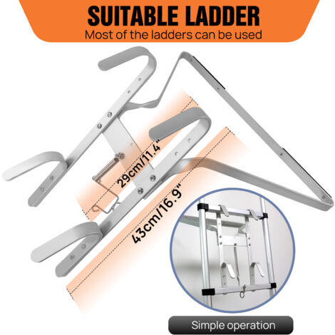 Ladder Stand Off Wall Stay Extension Ladders Support Hook Universal I ...