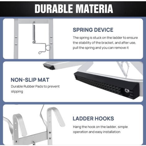 Aluminum V Shaped Ladder Stand Off/ladder Support Stay Accessorry ...