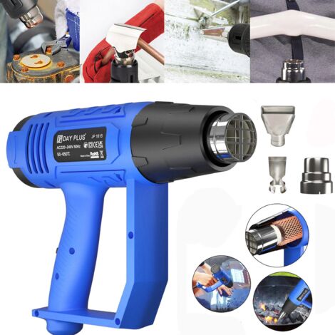 2000W Hot Air Heat Gun Dual Temperature Power Tool 3 Nozzles Heater for ...