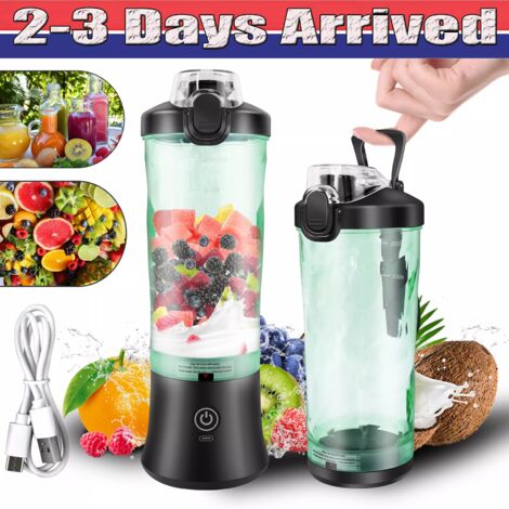Rechargeable PORTABLE USB ELECTRIC FRUIT JUICER SMOOTHIE BLENDER TRAVEL OFFICE