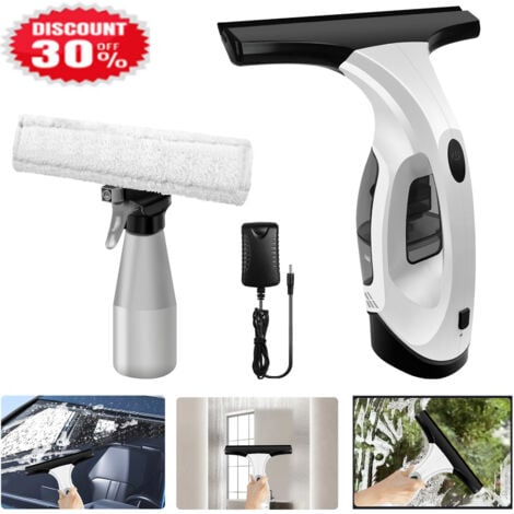 Cordless Window Vac Rechargeable Vacuum Cleaner Squeegee Hand-Held ...