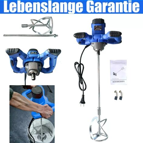 3000W Handheld Concrete Cement Mixer Electric Paddle Mixer Plaster ...