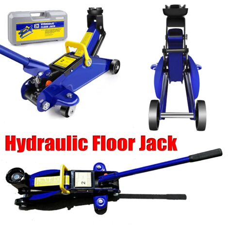 2 Ton Tonne Hydraulic Trolley Floor Jack Storage Carry Case Car Van