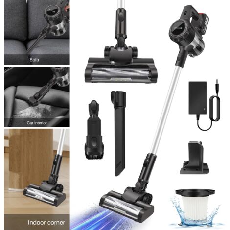 Cordless Vacuum Cleaner, Powerful Stick Cleaner 6 in 1 with ...