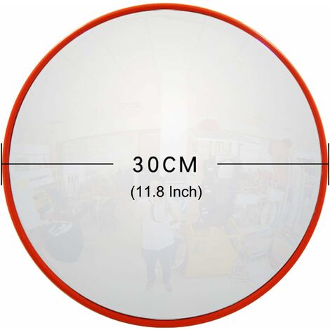 Indoor Convex Mirror 30cm 12 inch Traffic Road Mirror Security Curved ...