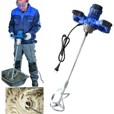 Powerful Electric 6 Gear Mixing Drill 2600W Plaster Mortar Mixer M14 ...