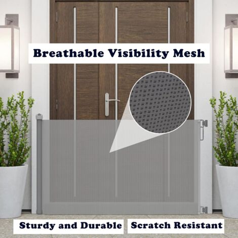 Retractable Safety Gate Dog Puppy Pet Baby Kids Portable Barrier ...