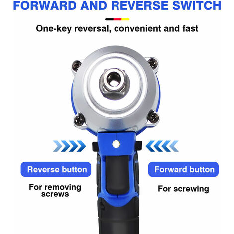 1/2" Electric Impact Wrench Gun Torque Tool 4 Sockets Driver HEAVY DUTY ...