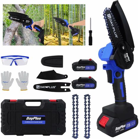Brushless Electric Chainsaw Saw Cutter Tree Wood Branches Power ...