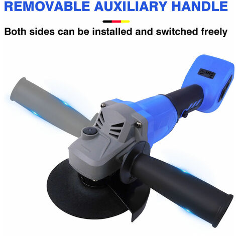 Brushless Cordless Angle Grinder & Battery & Cutting Disc & Polishing ...