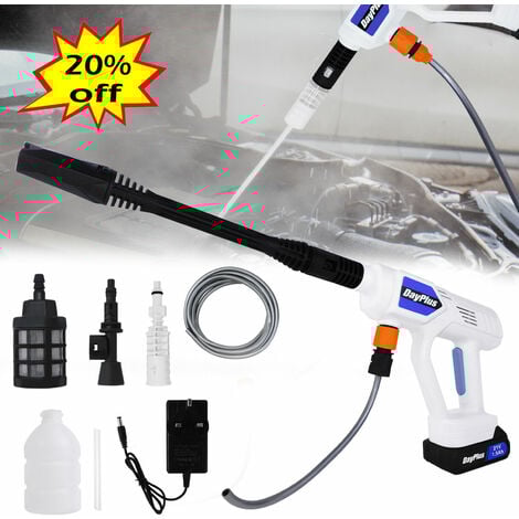 Cordless High Pressure Water Car Wash Gun Spray Wireless Cleaner Machine Garden