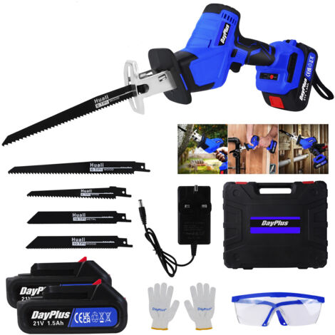 Reciprocating Saw Electric Wood Metal Cutting Recip with Blades ...