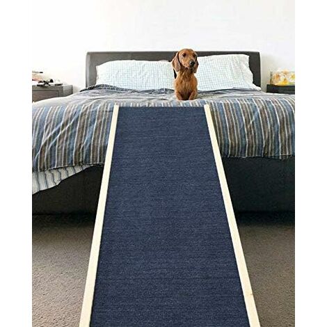 Dog Ramp Pet Puppy Ramp Non-Slip Carpet Stair-Solid Wooden Ramp Dog ...