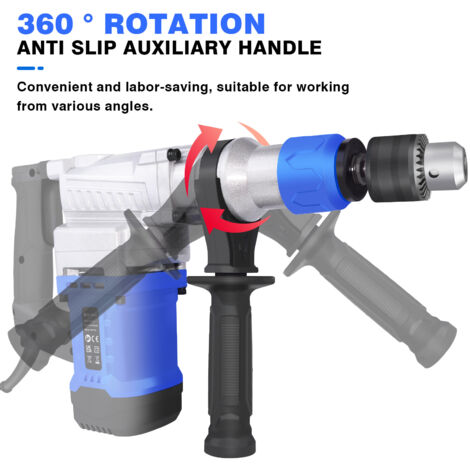 Electric Rotary Jack Hammer Drill Demolition Breaker SDS Plus Chisel ...