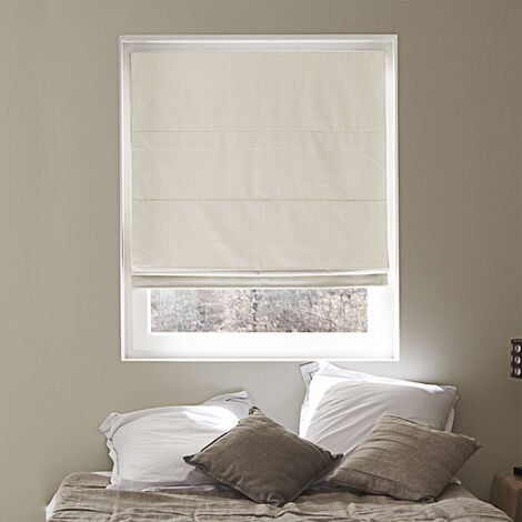 Store bateau occultant - Ecru - L45 x H180cm