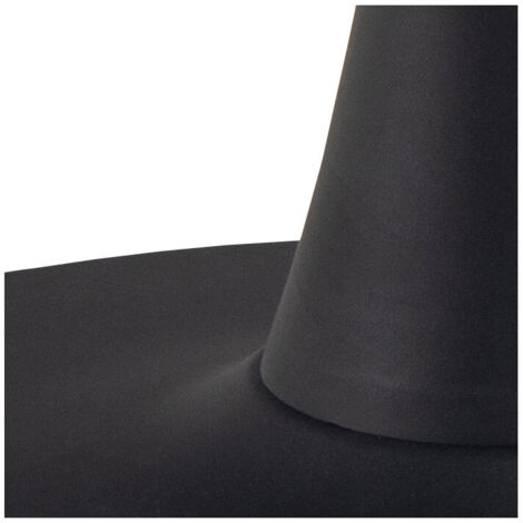 Table a manger marbre Hellin carree 90 cm avec pied tulipe noir design ...