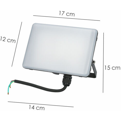 Foco Led Plano 30 Watt. 2700 Lumens. Luz blanca 4000ºK Protección IP65 ...