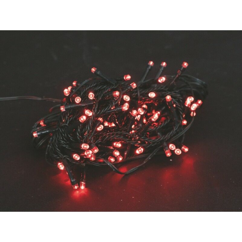 Luces led rojas para exterior 12 metros + 5 cable