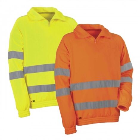 Cofra Vision Sweatshirt mit hoher Sichtbarkeit - XXXL - Orange