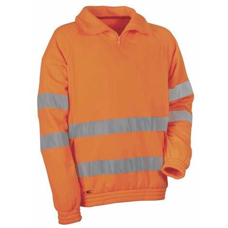 Cofra Vision Sweatshirt mit hoher Sichtbarkeit - XXXL - Orange