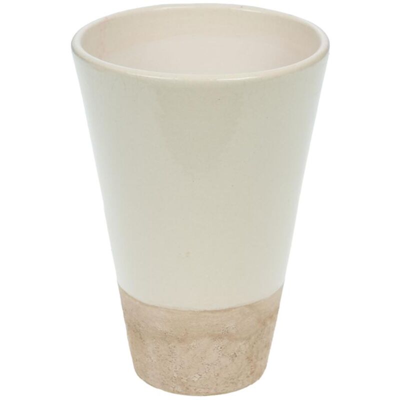 Amadeus - Cache pot Belga Ivoire 19 cm