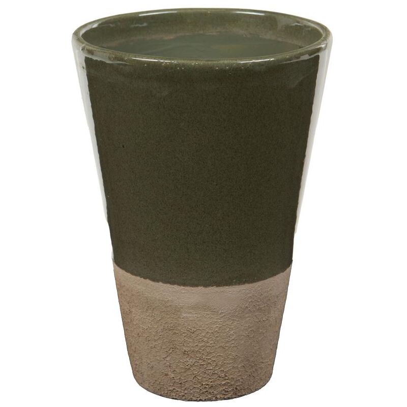 Amadeus - Cache pot Belga Olive 19 cm