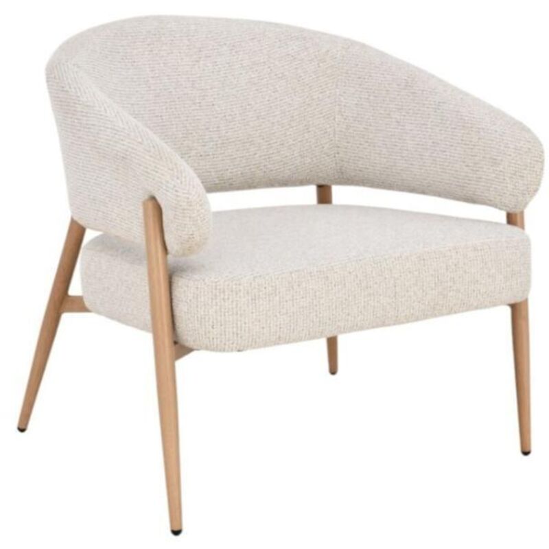 Amadeus - Fauteuil Curve chêne beige