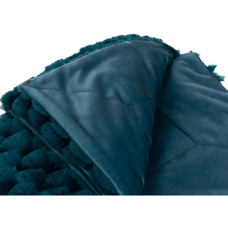 Amadeus - Plaid Diana émeraude 130x170 cm