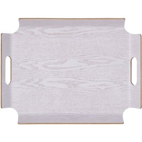 Table Passion - Plateau rectangle no angle 44,5x34 cm blanc
