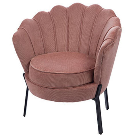 Fauteuil rose Madeline Amadeus assise confortable contre le mal de dos ...