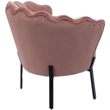 Fauteuil rose Madeline Amadeus assise confortable contre le mal de dos ...