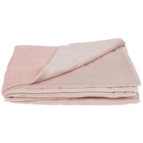 Amadeus - Plaid Lou vieux rose 130 x 170 cm