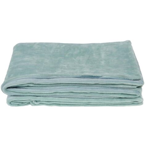 Amadeus - Plaid Lou bleu glacier 130X170 cm