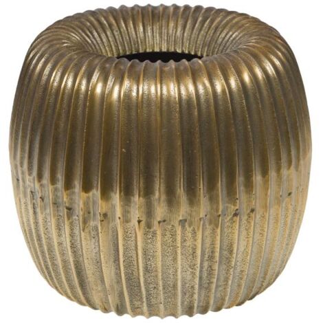 Amadeus - Cache pot gold 27 cm en aluminium