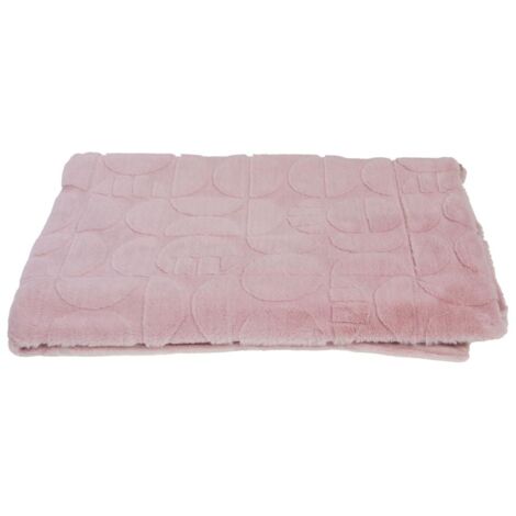 Amadeus - Plaid mae vieux rose 130x170 cm