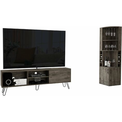Conjunto Andorra, Mueble Para Tv Z180, capacidad Tv 70 pulgadas ...
