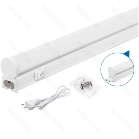 reglette plafoniera lineare led t5 g5 sottopensile cucina bianco freddo 60 cm 9 watt E