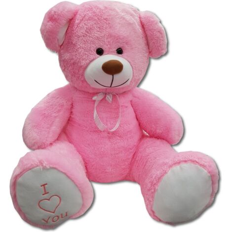 Grand nounours rose nounours I Love You 160cm
